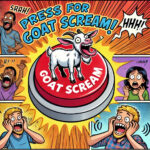 Screaming Goat Button - Baka Blast!